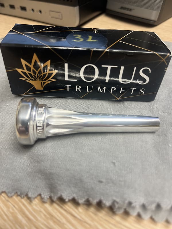 Lotus 3L - Trumpet Mouthpiece, Brass Silver Plated | Reverb