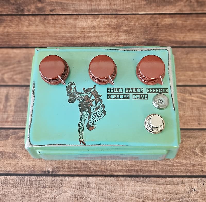 Hello Sailor Effects Kossoff Drive - Seafoam green | Reverb UK