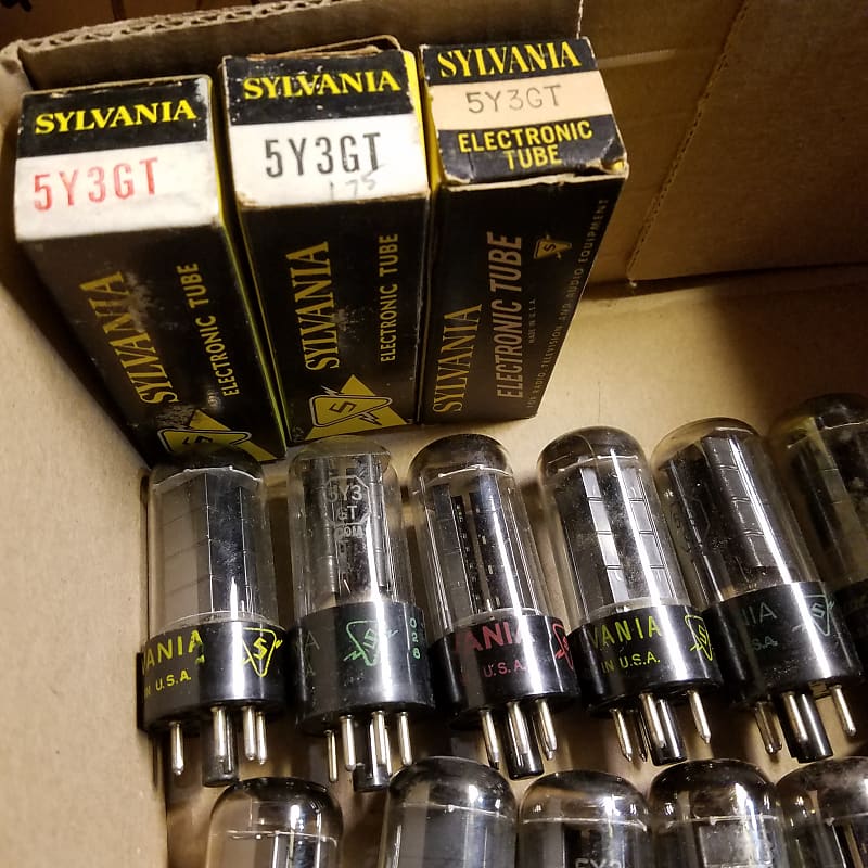 Sylvania ONE (1) 5Y3GT rectifier tNOS AT1000 TESTED Vacuum | Reverb