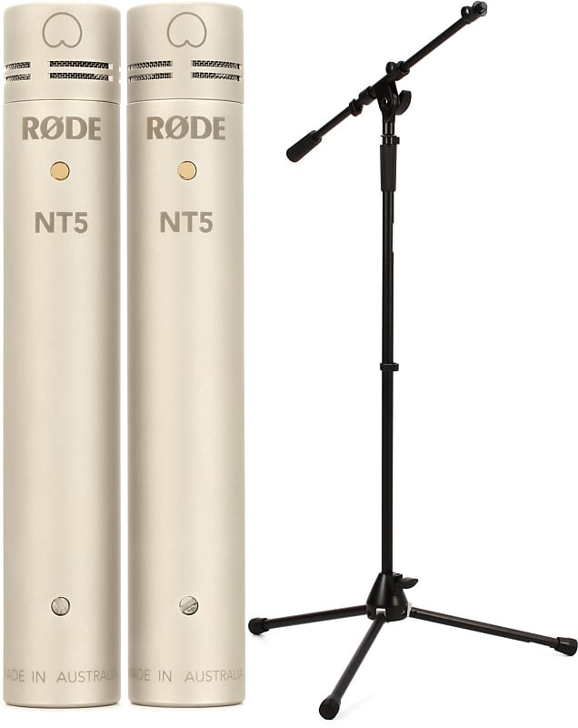 Rode NT5 - Matched Pair Compact Condenser Microphones Bundle | Reverb