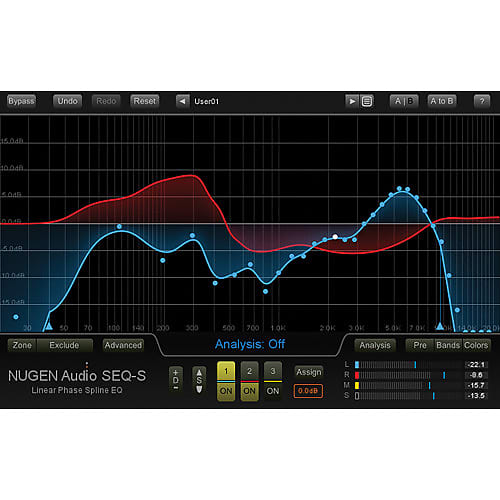 NuGen Audio SEQ-S Linear Phase EQ - Spline "Match" | Reverb Australia