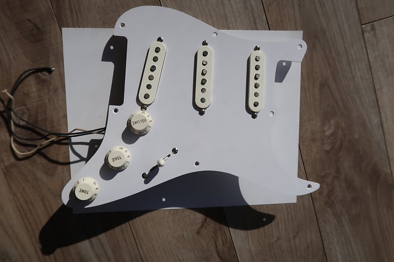 8 hole Eric Johnson Fender Stratocaster loaded pickguard | Reverb