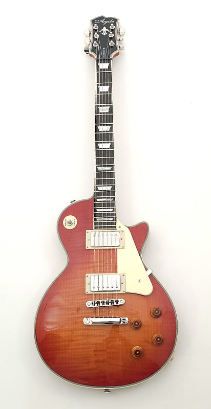 Agile AL-3200MCC Rootbeer Flame Electric Guitar | Reverb