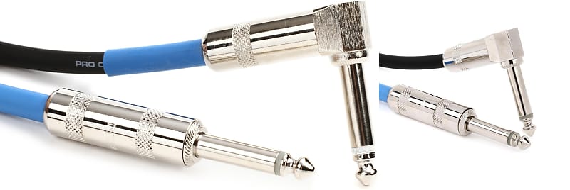 Pro Co EGL1.5 Excellines Straight to Right Angle Patch Cable | Reverb
