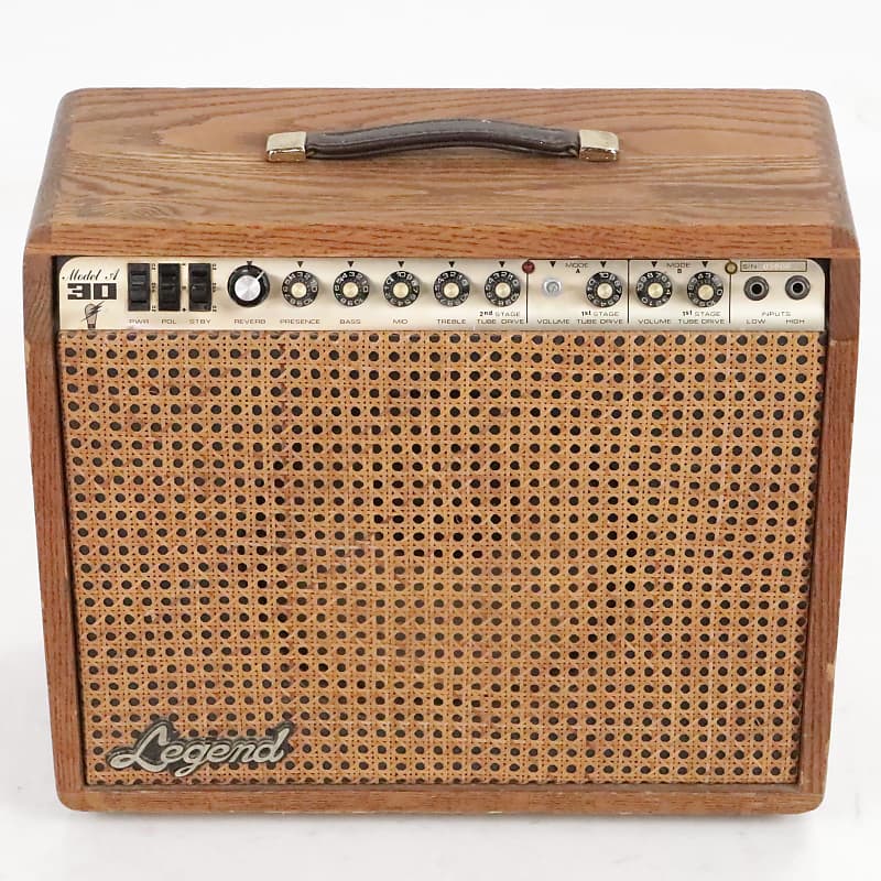 Legend Model A 30 Combo Guitar Amplifier Oak Cane Grill 1x12 | Reverb