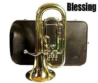 Blessing B-350 Upright USA Baritone w Case Brass | Reverb