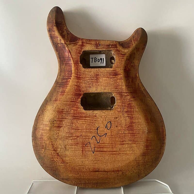 Solid HH Guitar Maple Top Body DIY Project | Reverb