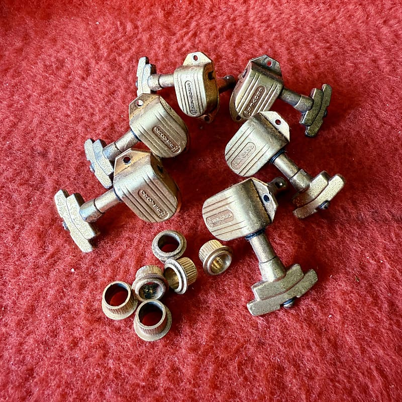 Grover Imperial guitar tuners 1960’s - Gold | Reverb Australia