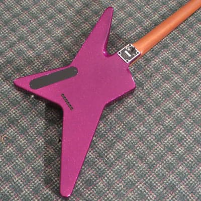 Warmoth Charvel-Style Star USA Made Custom Fuchsia Flake! | Reverb