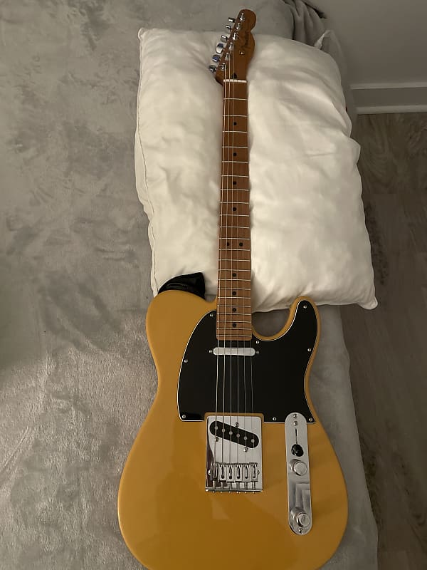 Fender Telecaster Butterscotch blonde roasted maple neck | Reverb