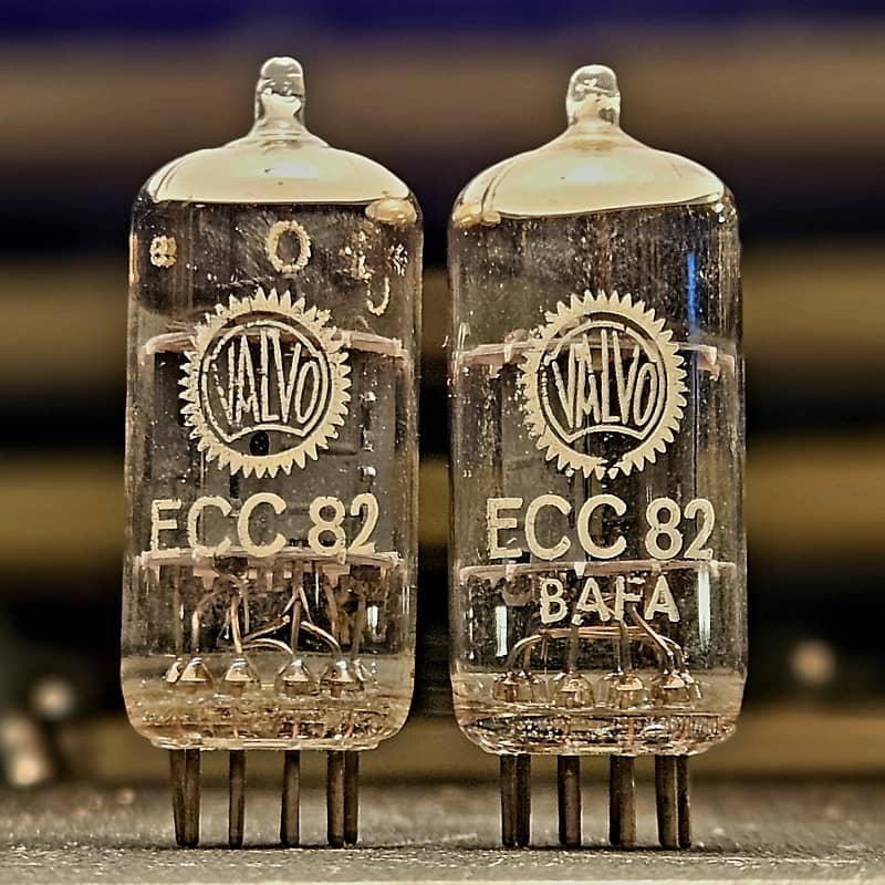 Matched Pair Valvo ECC82 / 12AU7 Valvo NOS Tubes - 45° | Reverb UK