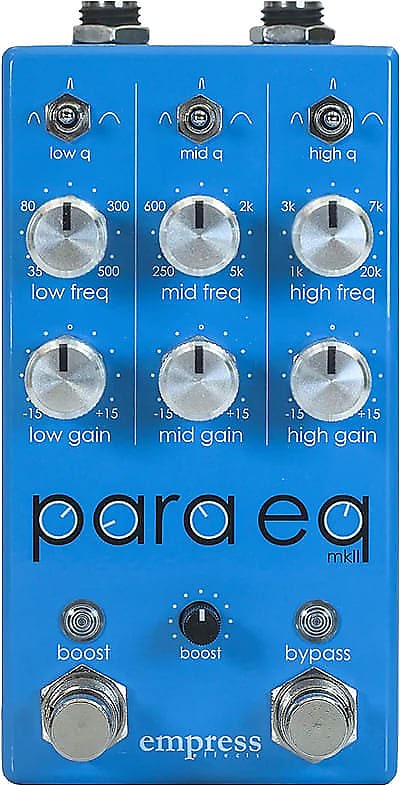 Empress Effects ParaEq MKII Parametric EQ Pedal | Reverb Australia