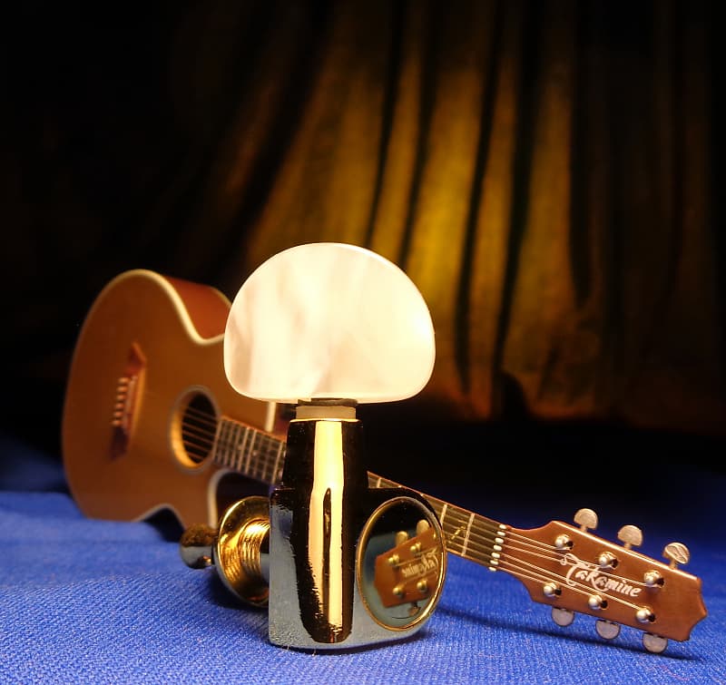 Takamine G Series Tuner Set of 6 / Gold w/ Pearloid Button / | Reverb