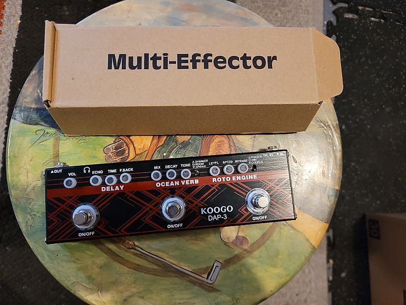 Koogo DAP-3 Multi effects delay reverb phaser vibe chorus | Reverb