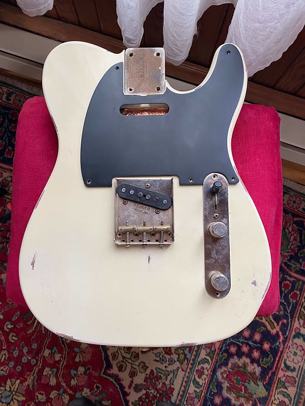 TrueTone Relic Telecaster Body, Vintage body 2022 Olympic | Reverb
