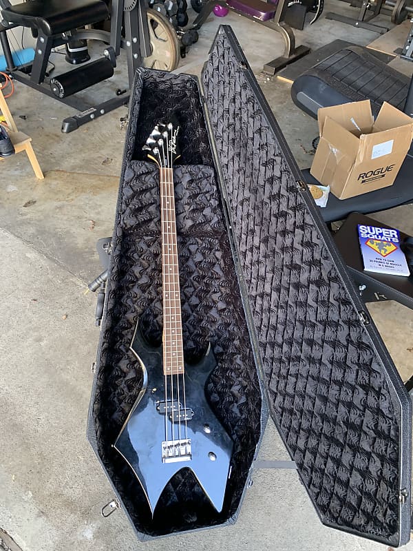 B.C. Rich Warlock Bass Bronze 2000 - Black | Reverb