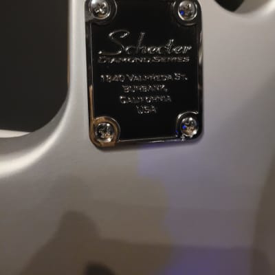 Schecter Diamond Series 2006 - Custom Ferrari Satin Silver | Reverb