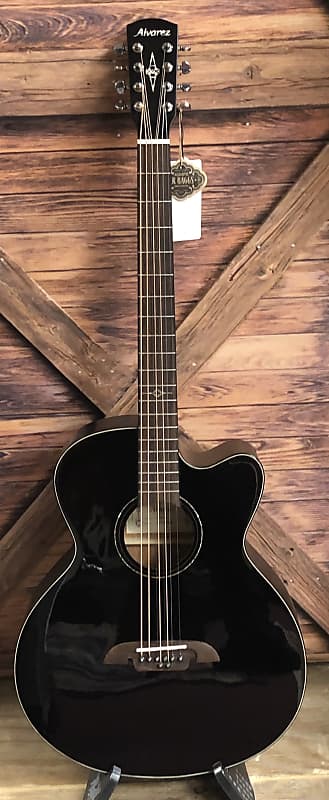 Alvarez ABT60CE8BK ARTIST BARITONE 8-STRING ACOUSTIC ELECTRIC | Reverb