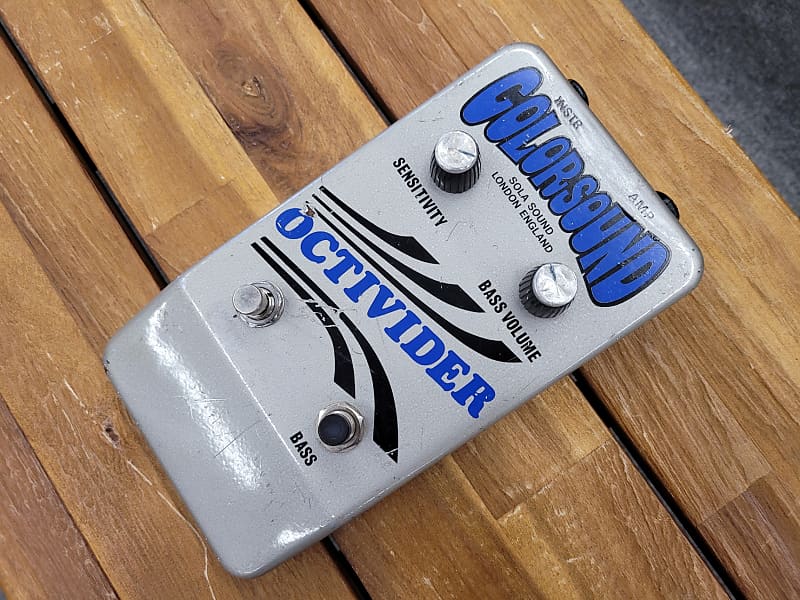 Colorsound Octivider Octive Down Pedal 1970s | Reverb Australia