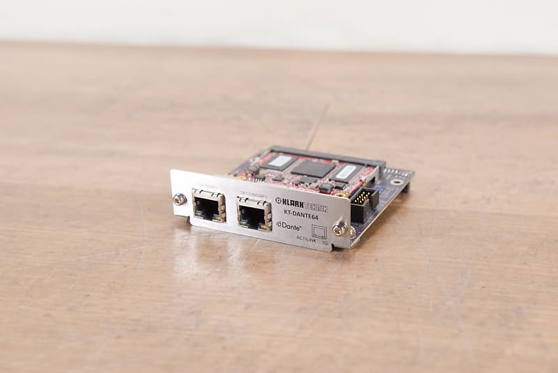 Klark-Teknik KT-DANTE64 Audinate Dante Network Module (church | Reverb