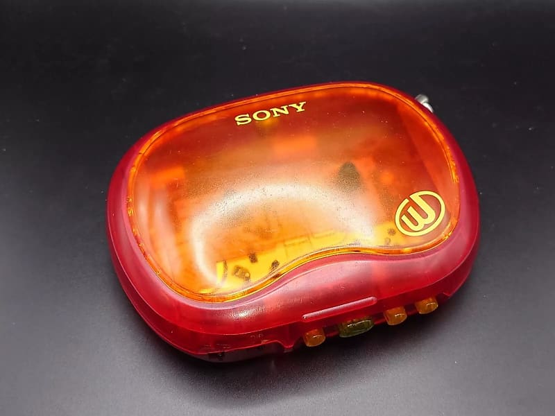 RARE RED BEAN BEANS Sony WM-EQ2 Walkman Portable Cassette | Reverb