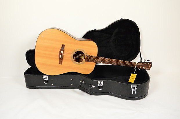 Eastman HE120 Solid Top Acoustic Guitar with Hard Shell Case | Reverb