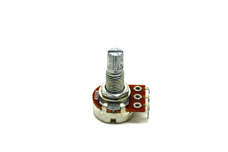 MINI POTENTIOMETER A500K 500K 16MM WITH LONG SHAFT - | Reverb España