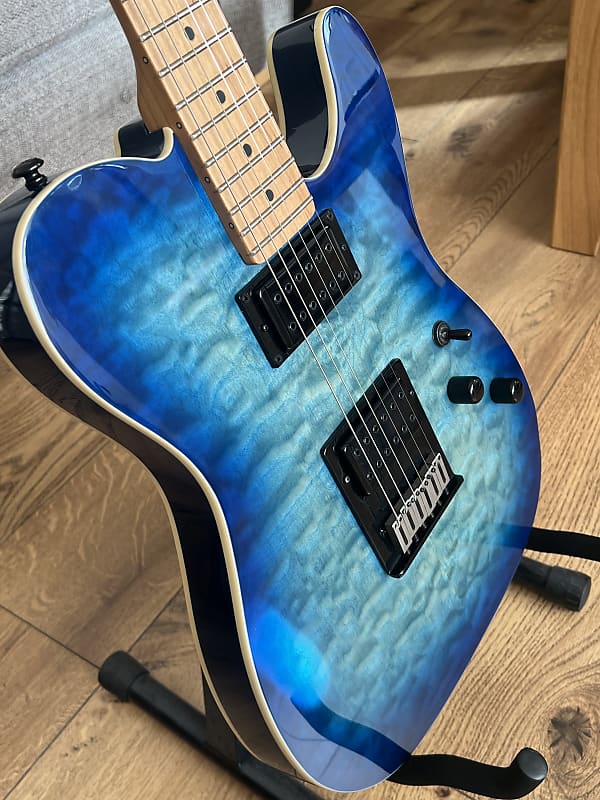 Schecter PT Pro 2019 - Trans Blue Burst | Reverb UK