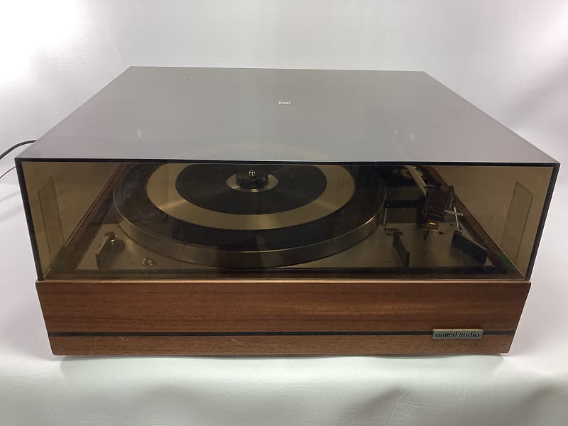 Vintage Dual 1219 Turntable United Audio Wood Base New Needle | Reverb