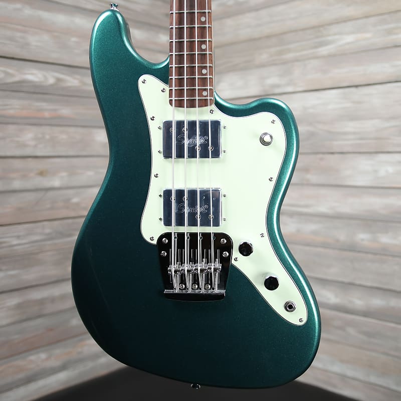 Squier by Fender Paranormal Rascal HH Bass - Sherwood Green | Reverb