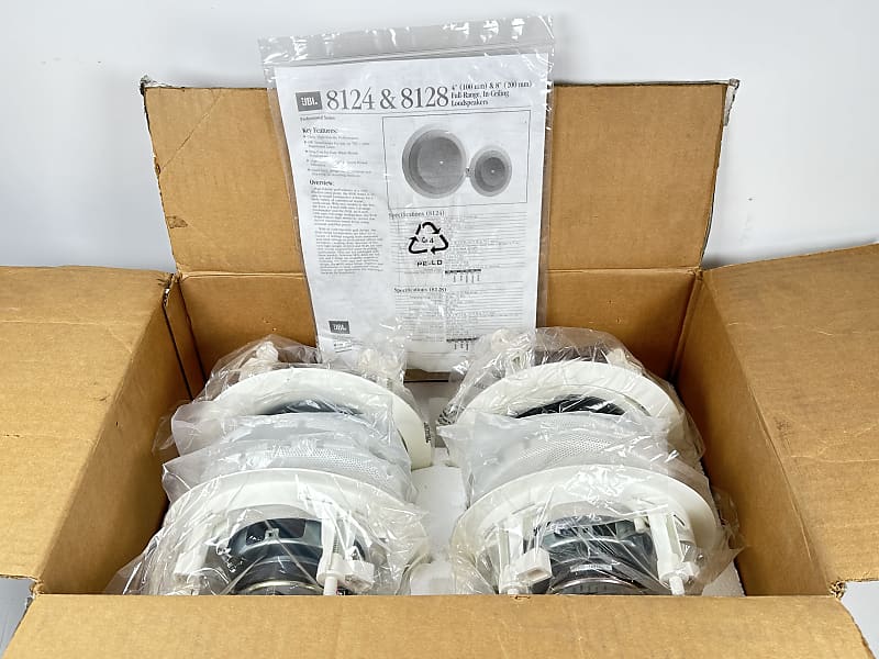 (New) JBL 8124 4" Full Range In-Ceiling 70V/100V 20 Watt Loud | Reverb