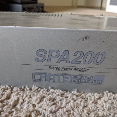 Crate SPA-200 Power Amplifier | Reverb
