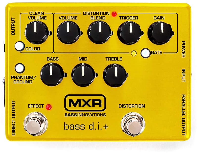 MXR M80 Bass DI + Limited Edition 2022 - Yellow | Reverb