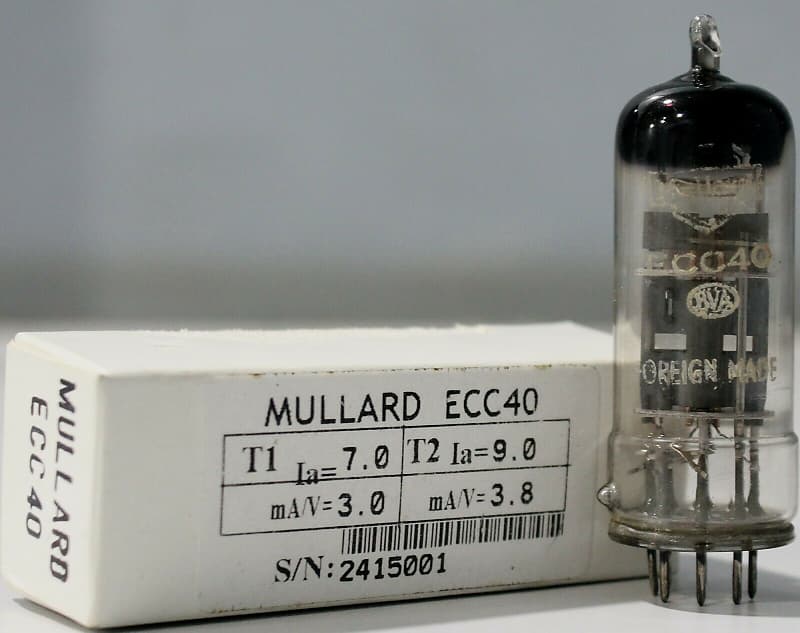 ECC40 Mullard NOS Made in Holland AVO-160 tested #2415001 | Reverb