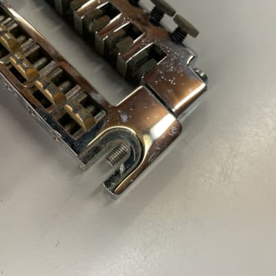 Schaller 456 Fine Tune Stop Tail Bridge - Chrome | Reverb
