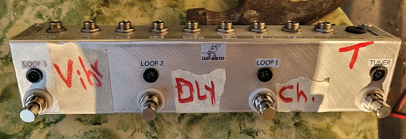 Loop Master 3 loops plus tuner Mid 90s - Sllver | Reverb
