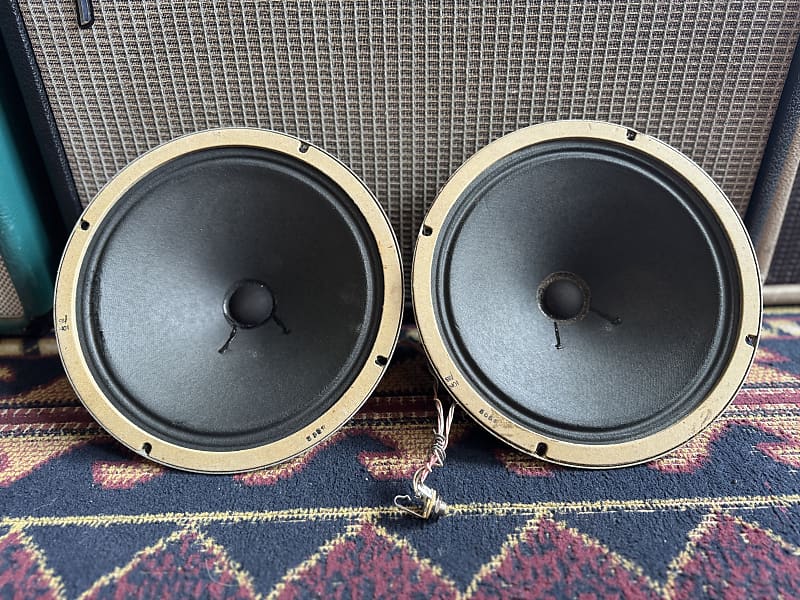 Vox AC10 Twin OEM Elac 10” Speakers Mid 60’s - Silver | Reverb