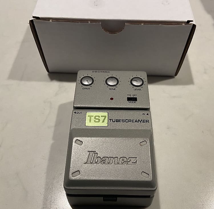 Ibanez TS-7 Tube Screamer w/TS-808 mod~Vintage 1990s~Guitar | Reverb