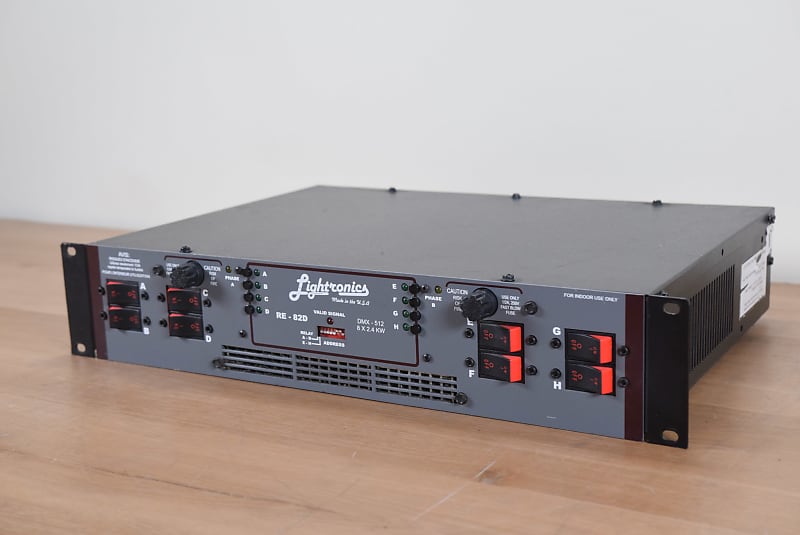 Lightronics RE-82D 8-channel Rack Mount Dimmer with DMX | Reverb