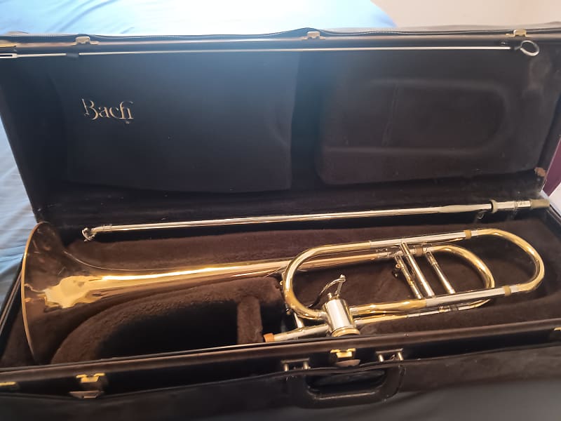Bach 42 G with K valve, nickel plated slide | Reverb