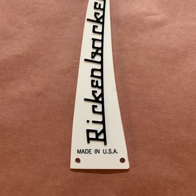 Rickenbacker Truss Rod Cover-Raised Letters | Reverb