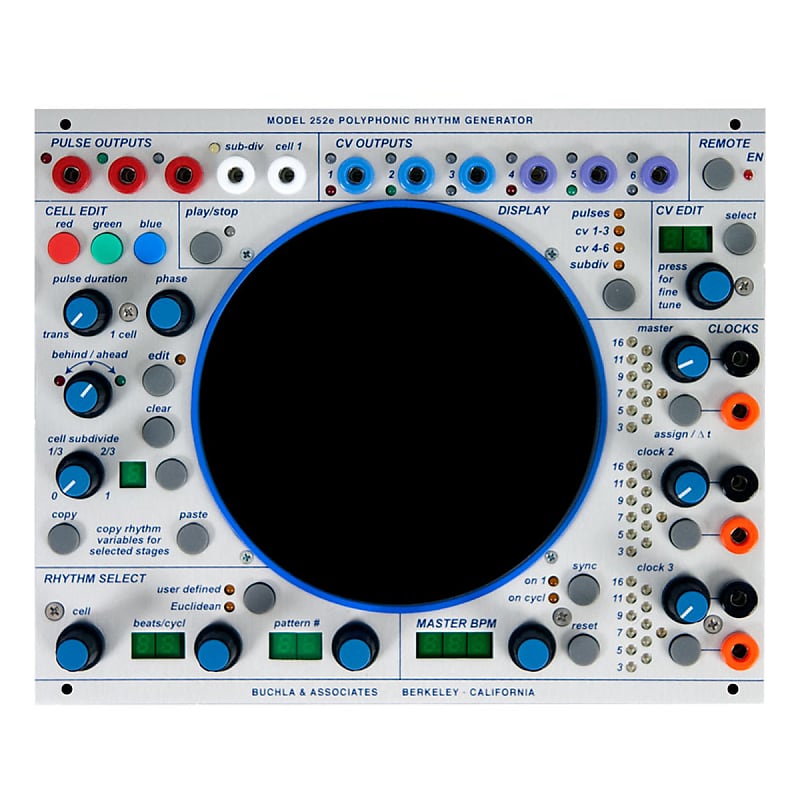 Buchla 252e Polyphonic Rhythm Generator Module | Reverb