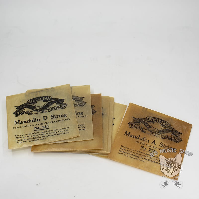 Vintage Gretsch Mandolin String Packaging | Reverb