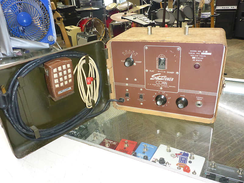 Conn Vintage ST-8 Strobe Tuner 1950's - Brown/Tan | Reverb