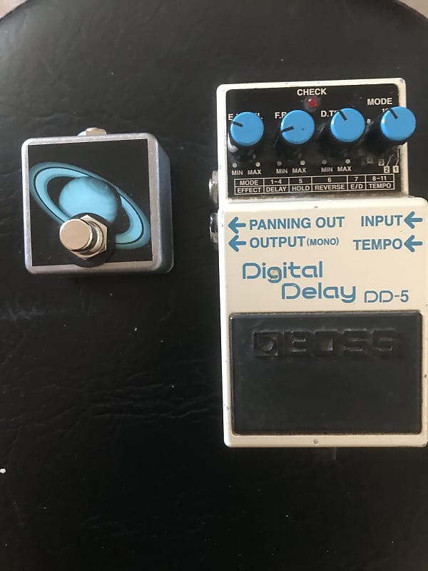 Boss Digital Delay DD-5 Pink Label with Tap Tempo Switch | Reverb
