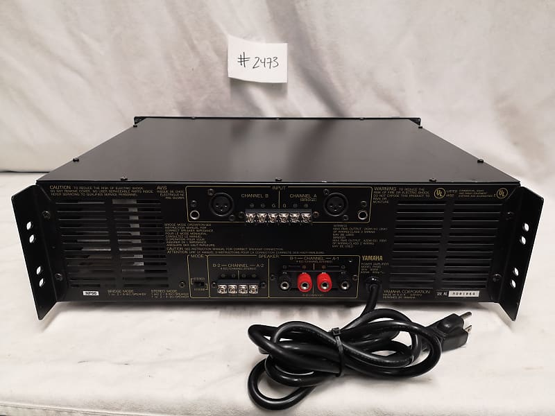 YAMAHA P1500 Stereo Power Amplifier #2473 Good Used | Reverb Canada