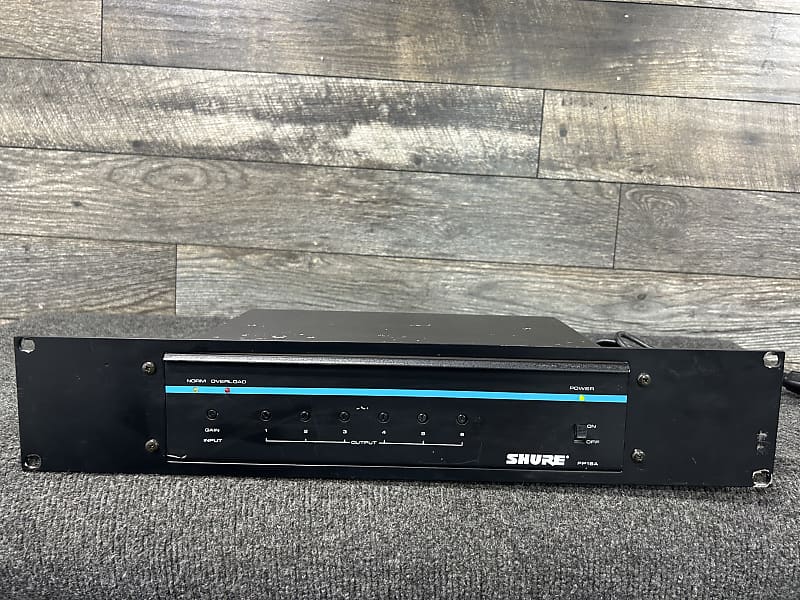 Vintage Shure FP-16 Audio Distribution Amplifier in Rackmount | Reverb
