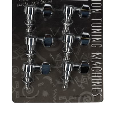 Ping 2652 6-In-Line Tuning Machine Set Screwless Chrome | Reverb