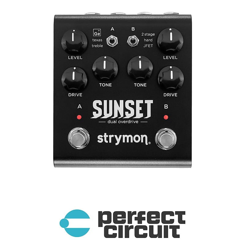 Strymon Sunset Dual Overdrive Pedal (Midnight Edition) | Reverb