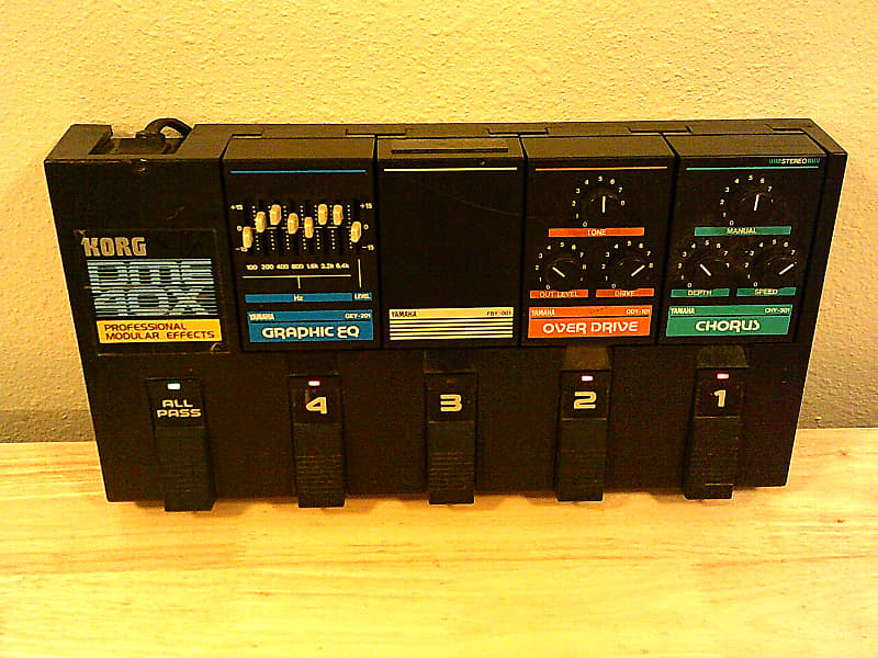 KORG PME 40-X *VINTAGE 1980's Pedal Board with YAMAHA Graphic | Reverb